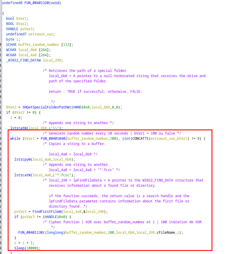 FCSC 2023 - Ransomémoire - Zarkyo's blog
